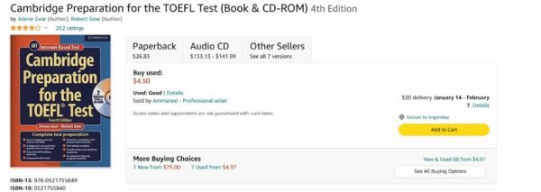 Best TOEFL Test Preparation Books - EnglishProficiency.com