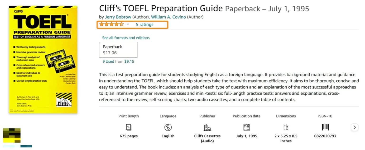 Best TOEFL Test Preparation Books