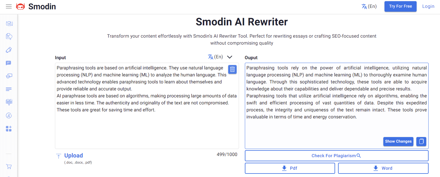 Paraphrase Content Easily With AI Tools